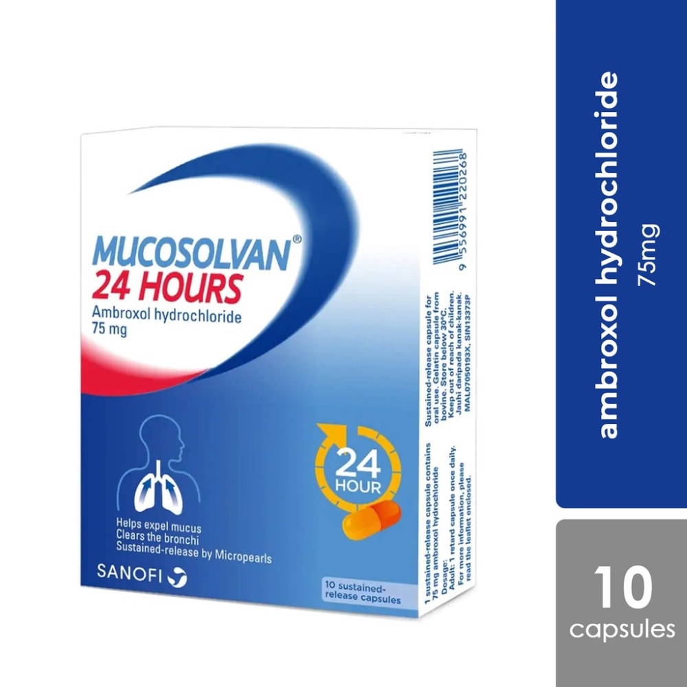 Mucosolvan 24 Hours (10 x 75mg) | Shopee Malaysia