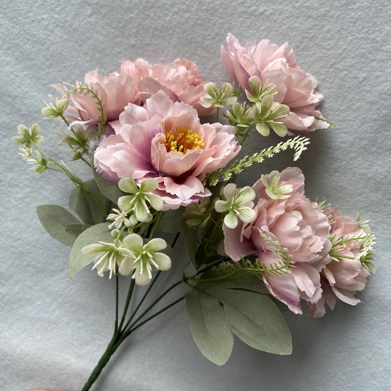 Simulation bouquet new 6 Bobo peony flower wedding wedding home living ...