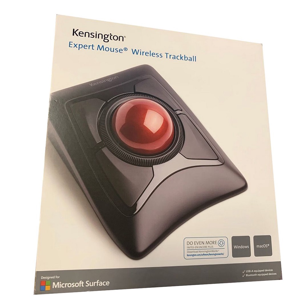 Kensington K72359WW Expert Mouse Wireless Trackball Mouse (Black ...