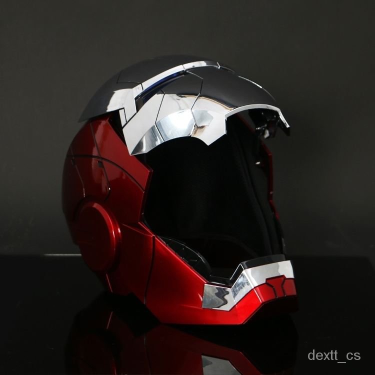 Autoking Iron Man helmet mk5 voice-controlled wearable multi-piece open ...