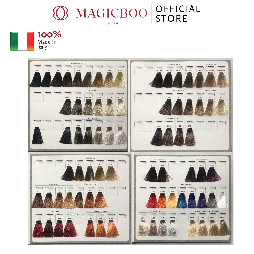 Magicboo Echoscolor Color Chart Book - 83 Nuance - Basic | Shopee Malaysia