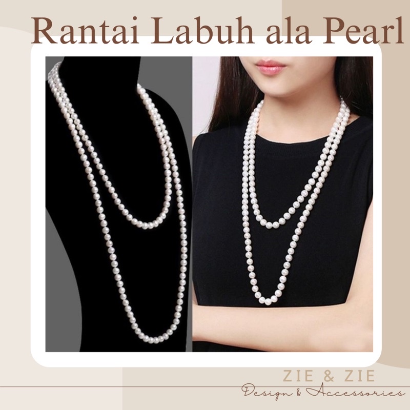 🇲🇾READYSTOCK SHIP TODAY | Rantai Pearl Labuh | Rantai Manik Berkualiti ...