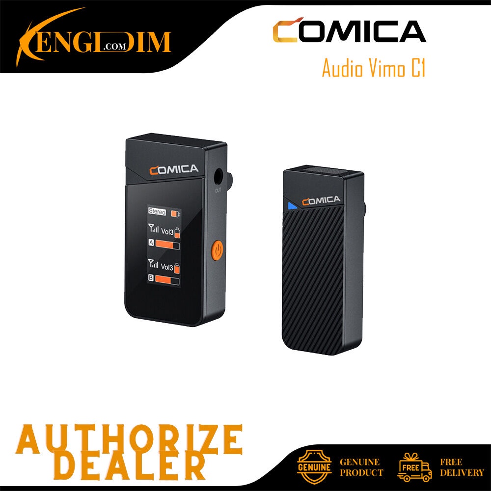 Comica Audio Vimo C1 Mini Wireless Microphone System for Cameras and ...