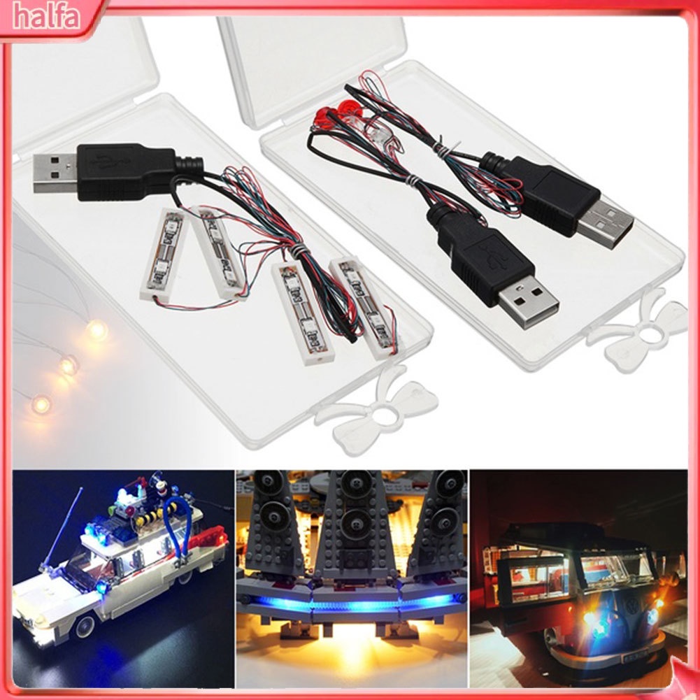 HALFA| Universal USB Charging Brick/Round Type LED Light Lamp Kit Decor ...