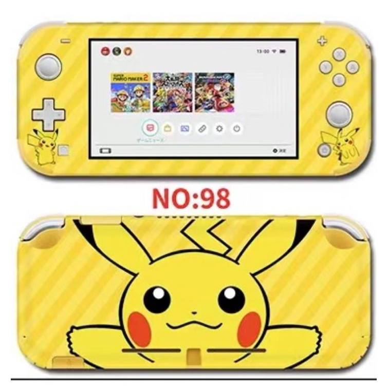 Pikachu Nintendo Switch Lite Sticker | Shopee Malaysia