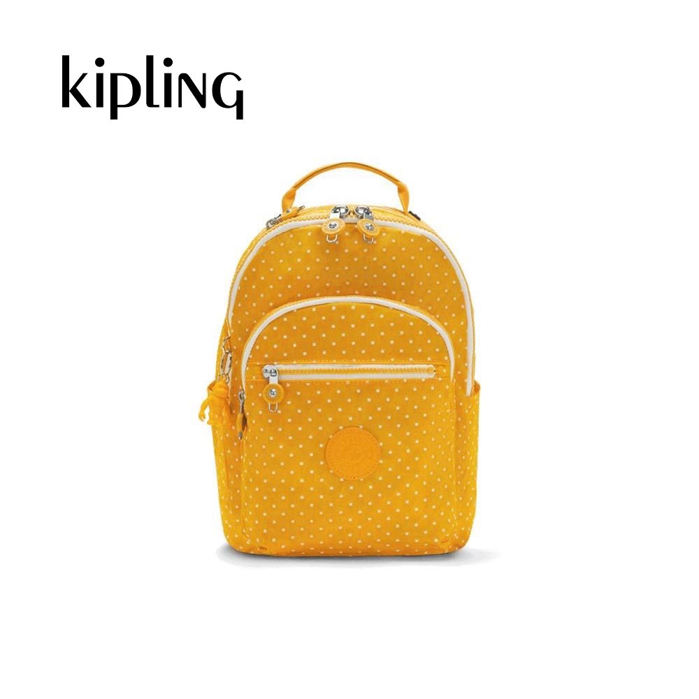 Kipling SEOUL S Soft Dot Yellow Backpack | Shopee Malaysia