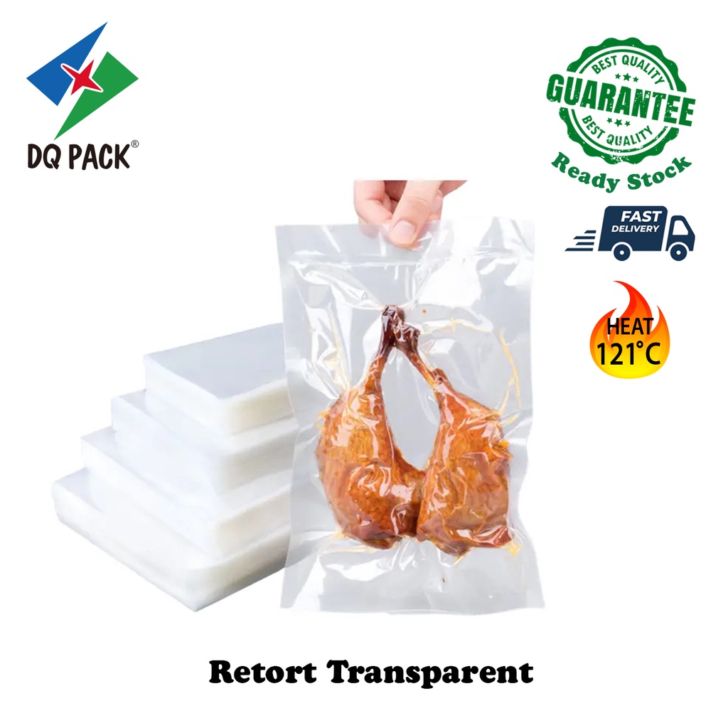 30pcs Retort Transparent Pouch Sambal Paste Sauce Plastic Clear Retort ...