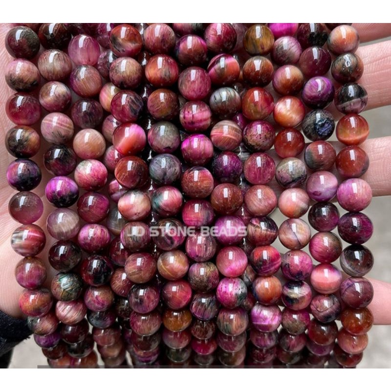 5A, natural tomaline tiger eye 天然碧玺虎眼石手串 | Shopee Malaysia