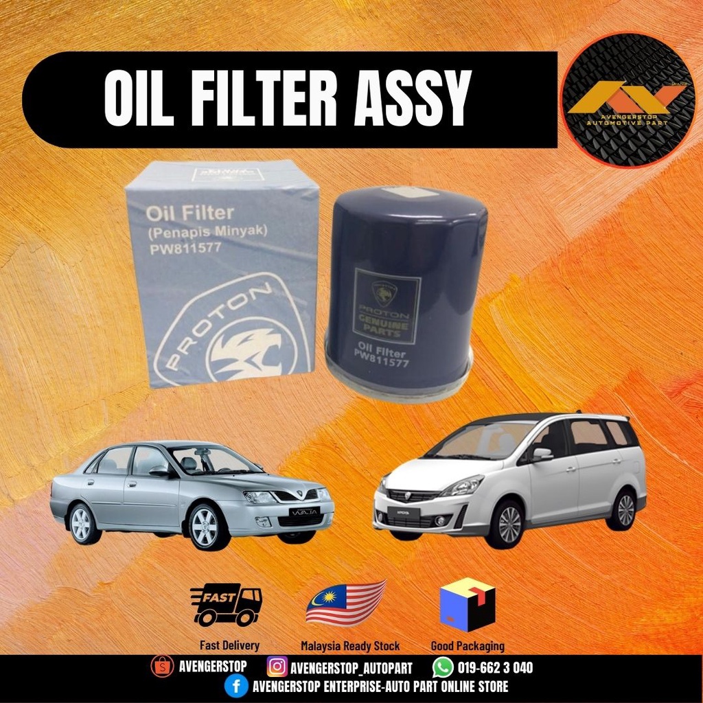 ORIGINAL PROTON WIRA WAJA ISWARA EXORA BLM GEN2 PERSONA OIL FILTER 100% ...