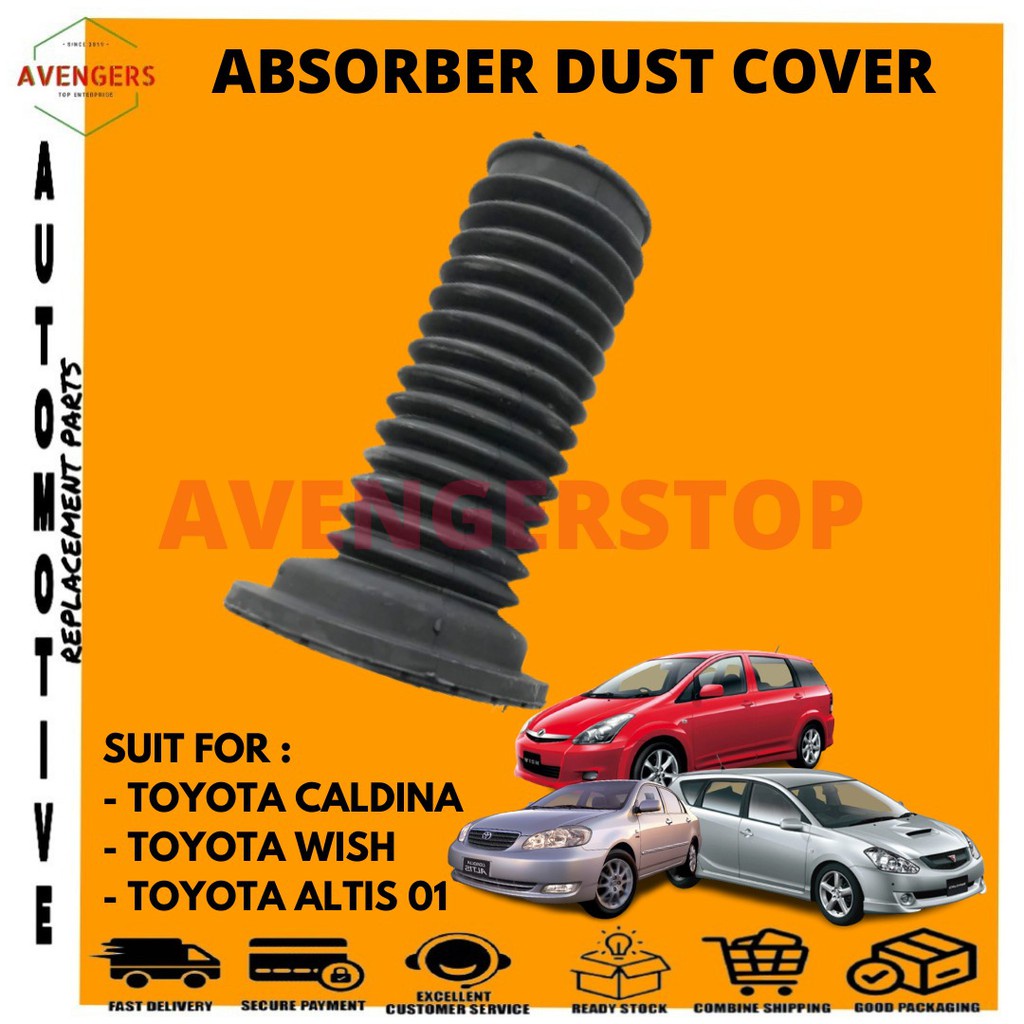 TOYOTA CALDINA/WISH/ALTIS(2001) FRONT ABSORBER DUST COVER 100% NEW ...