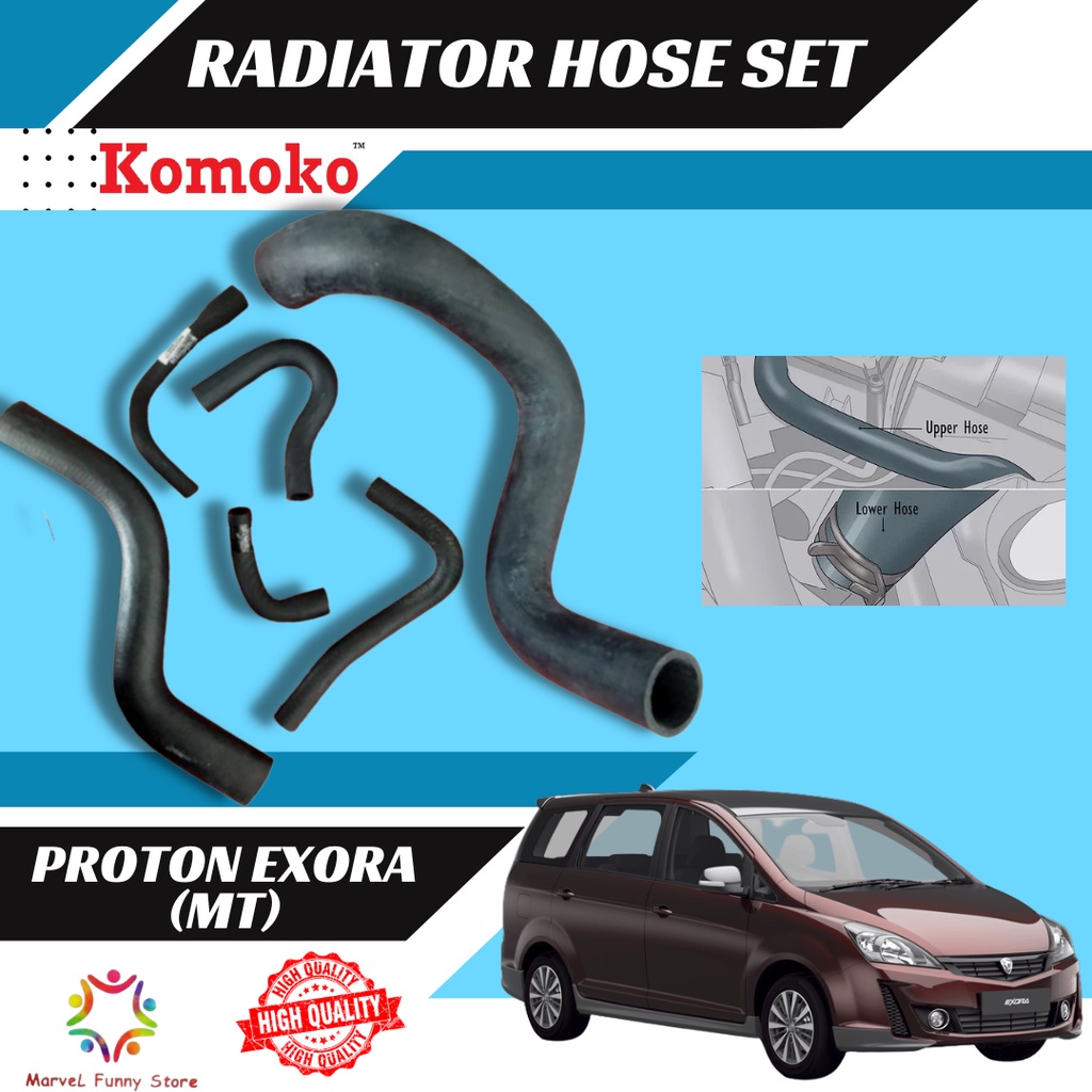 Proton Exora Cps Radiator Hose Set | Shopee Malaysia