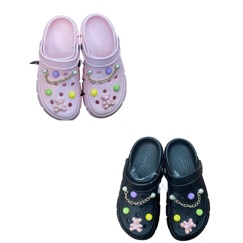 Sandal Crocs Women Kasut Selipar Perempuan Wanita 潮流女鞋凉鞋拖鞋 | Shopee ...