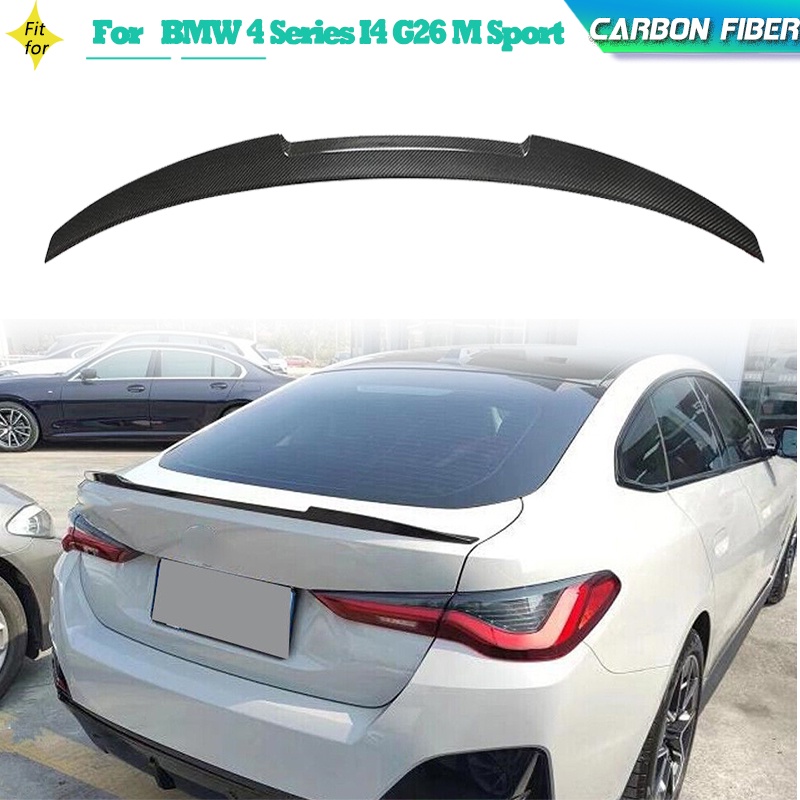 Carbon Fiber Tail Trunk Boot Lip Wing Spoiler For BMW 4 Series I4 G26 M ...