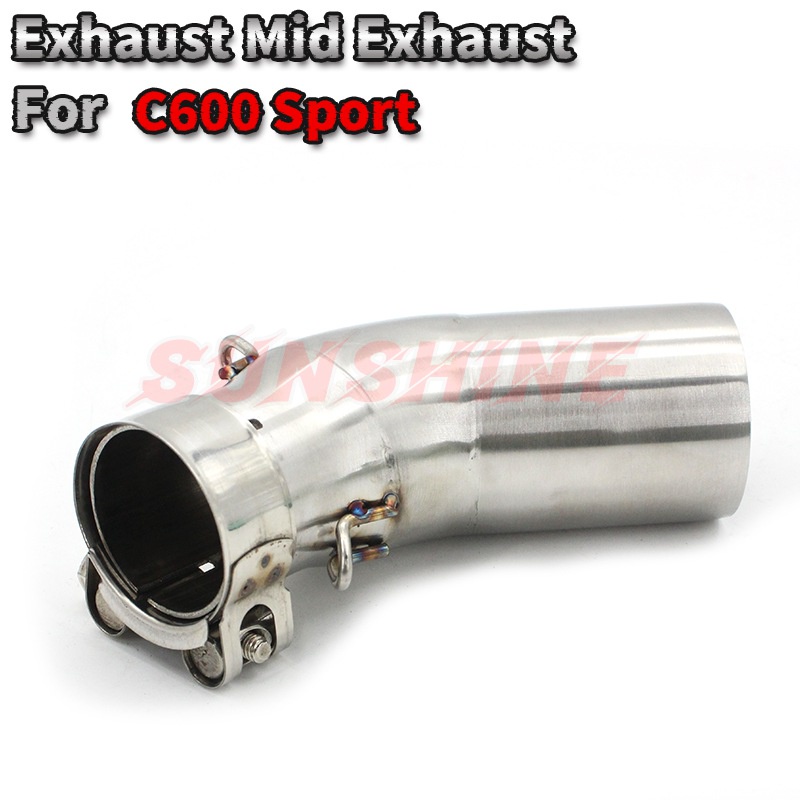 Slip on Motorcycle Exhaust Mid Pipe Modified Connect Motorcross ...