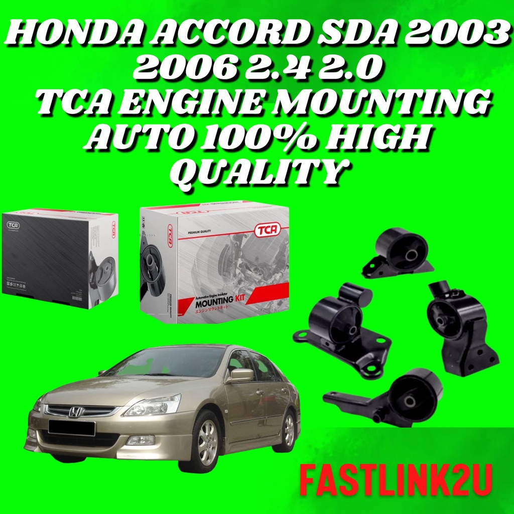 Honda Accord Sda 2003 2006 2.4 2.0 Auto Tca Engine Mounting Kit 100% ...