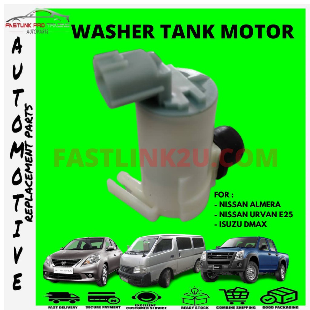 Fastlink Nissan Almera Urvan E25 Isuzu Dmax Washer Tank Motor Tangki Air 100% New High Quality ...