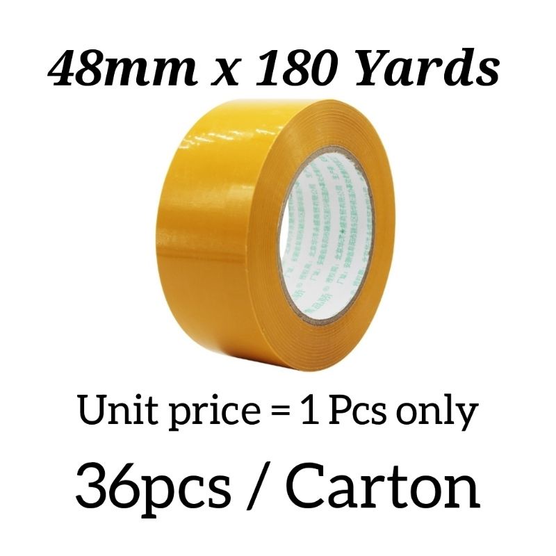 Yst Online Store Fragile Tape 48mm X 180 Yards Clear Brown Opp ...