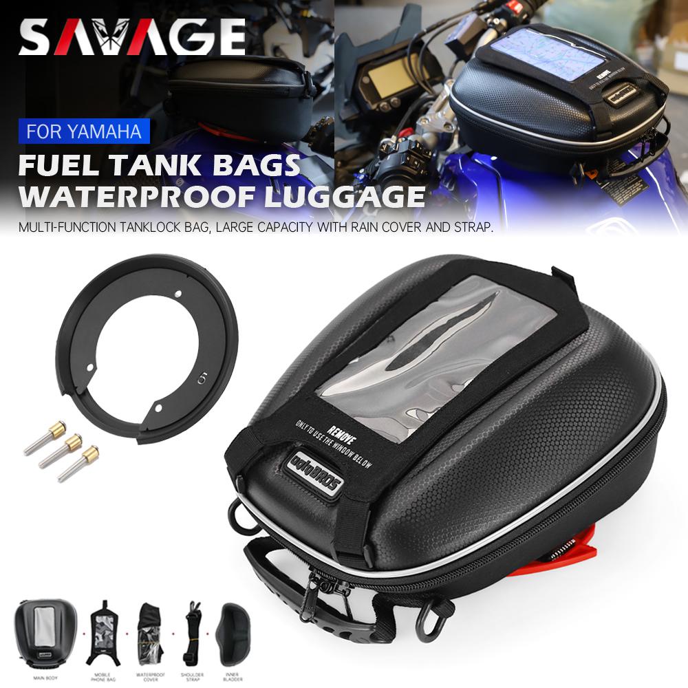 Motorcycle Tank Bag For YAMAHA XSR 125 155 XJ6 FZ6 FZ1 FZ8 MT09 MT10 MT03 YZF R1 R6 R25 R3 XJR ...