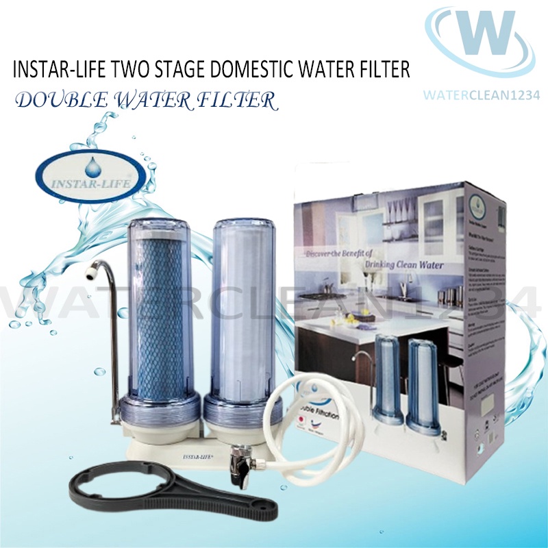 INSTAR-LIFE (HALAL) TWO STAGE DOMESTIC WATER FILTER ( DOUBLE WATER ...