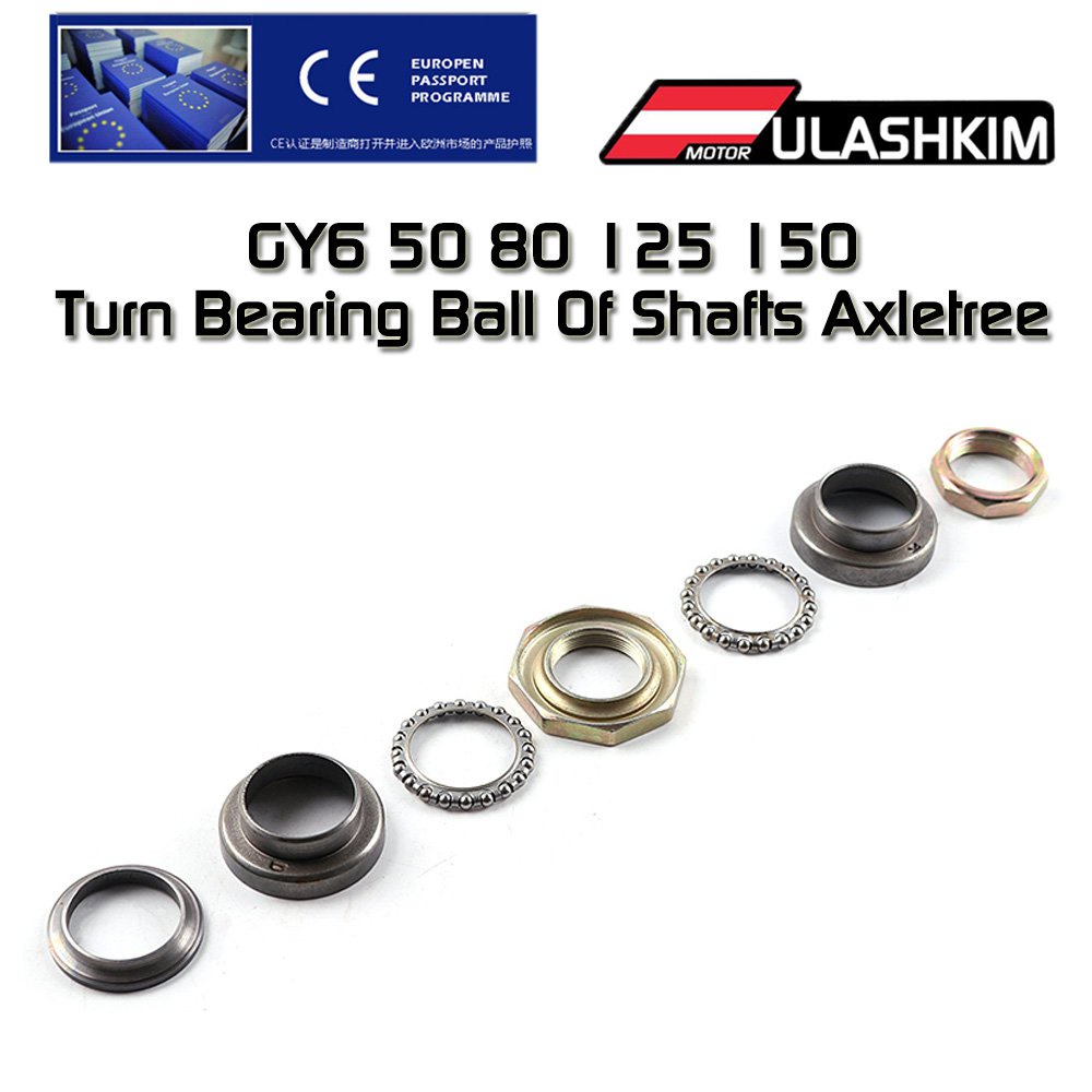 Free Shipping GY6 50 80 125 150 Turn Bearing Ball Of Shafts Axletree ...