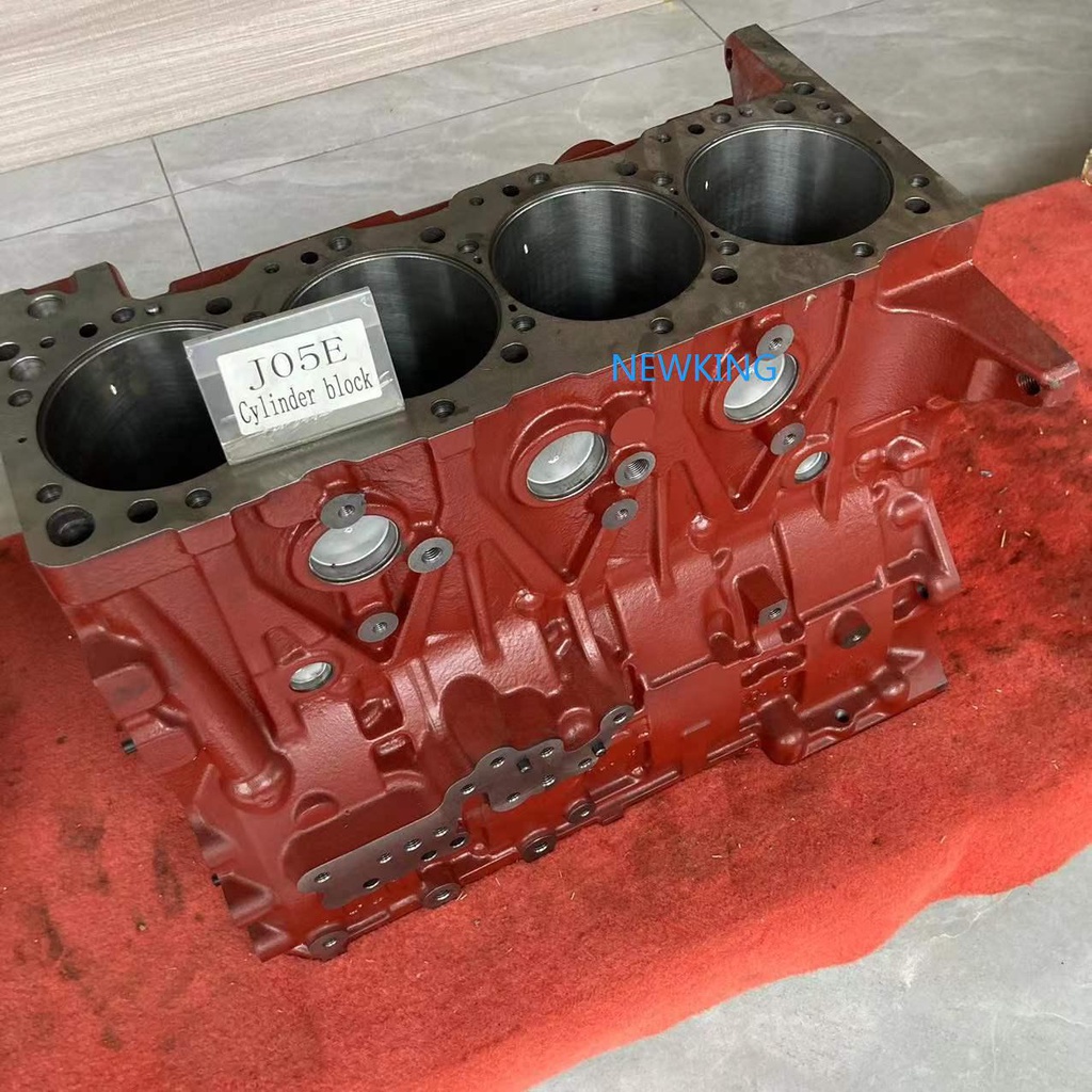 SK200-8 excavator engine body parts complete block assy J05E Cylinder ...