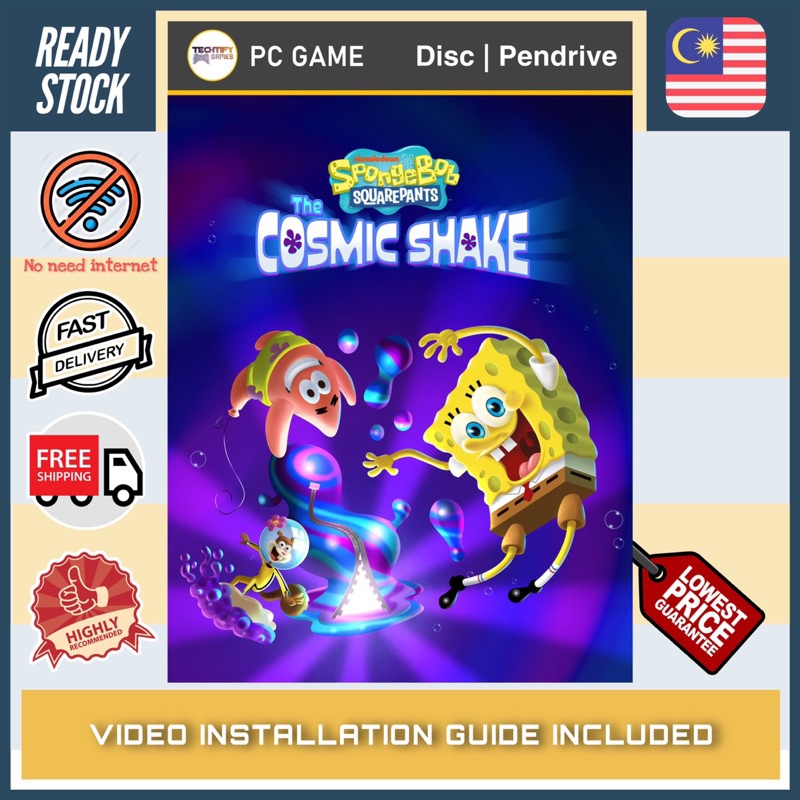 [PC Game] SpongeBob SquarePants The Cosmic Shake - Offline [Disc ...