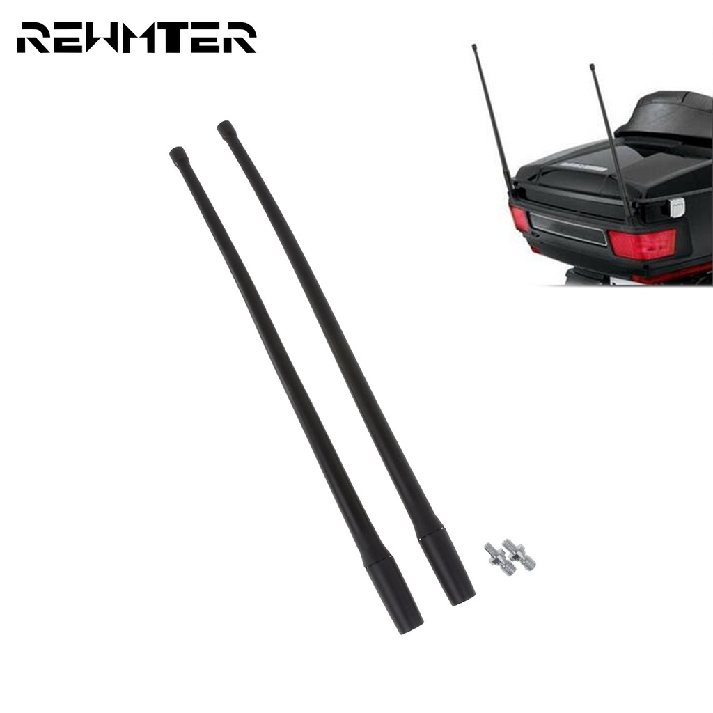 Motorcycle 13'' Radio Antenna Masts AM FM XM Antenna Accessories For ...