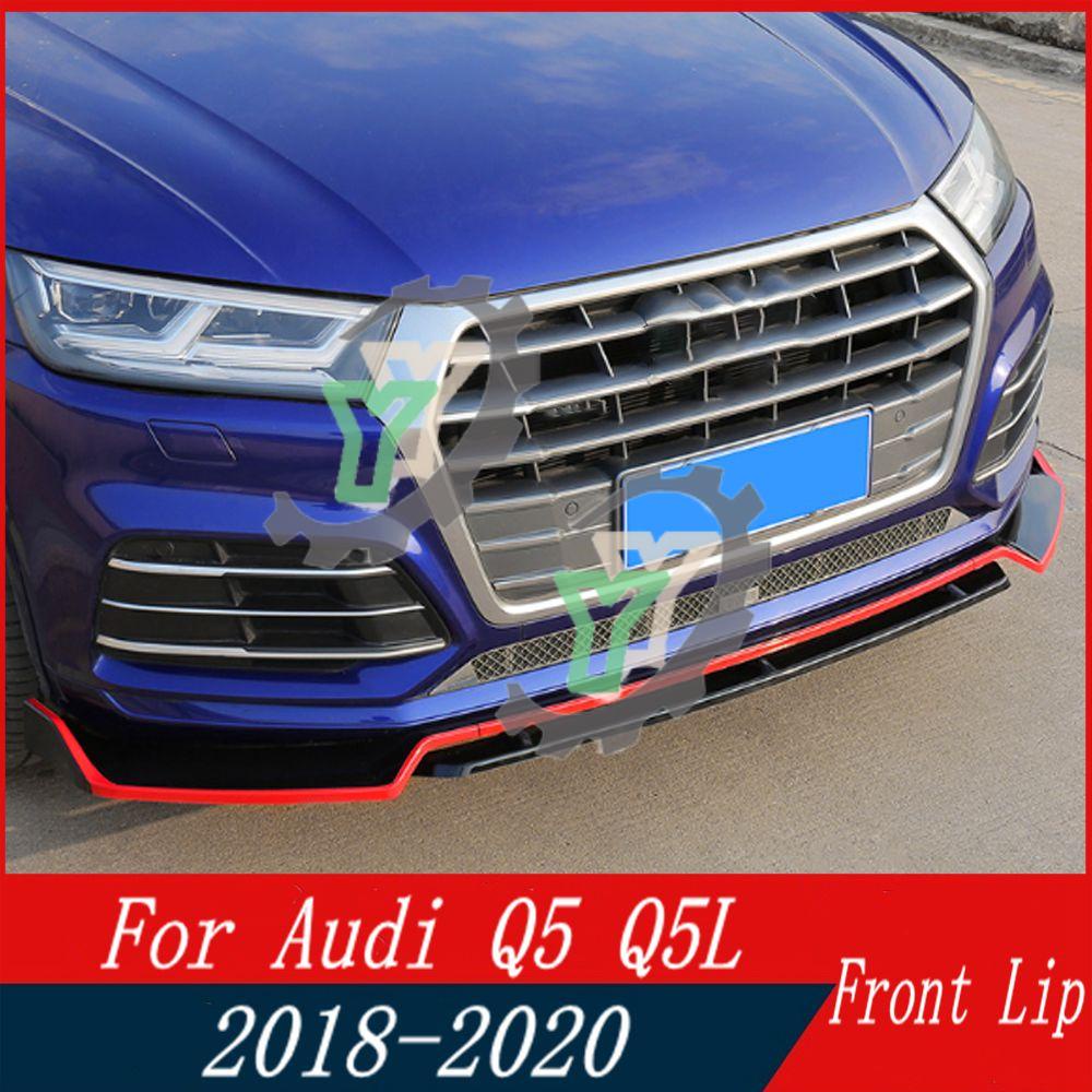 4PCS Car Accessories Front Bumper Lip Spoiler Splitter Diffuser Detachable Body Kit Cover Guard ...