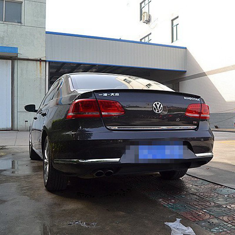 For Passat B7 2012-2016 Spoiler Magotan ABS Material Car Rear Wing ...
