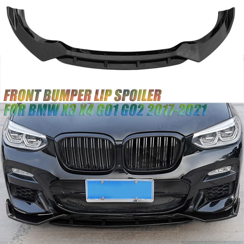 Car Front Bumper Splitter Lip For BMW G01 G02 X3 X4 M40 M-sport MP ...