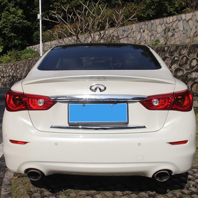 For Infiniti Q50 Spoiler High Quality ABS Material Car Rear Wing Primer ...