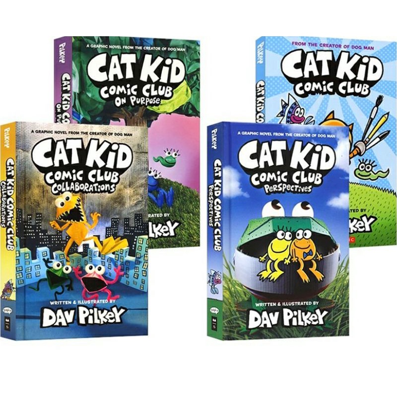 🔥100% Genuine🔥 Hardcover Cat Kid Comic Club #2: Perspectives ...