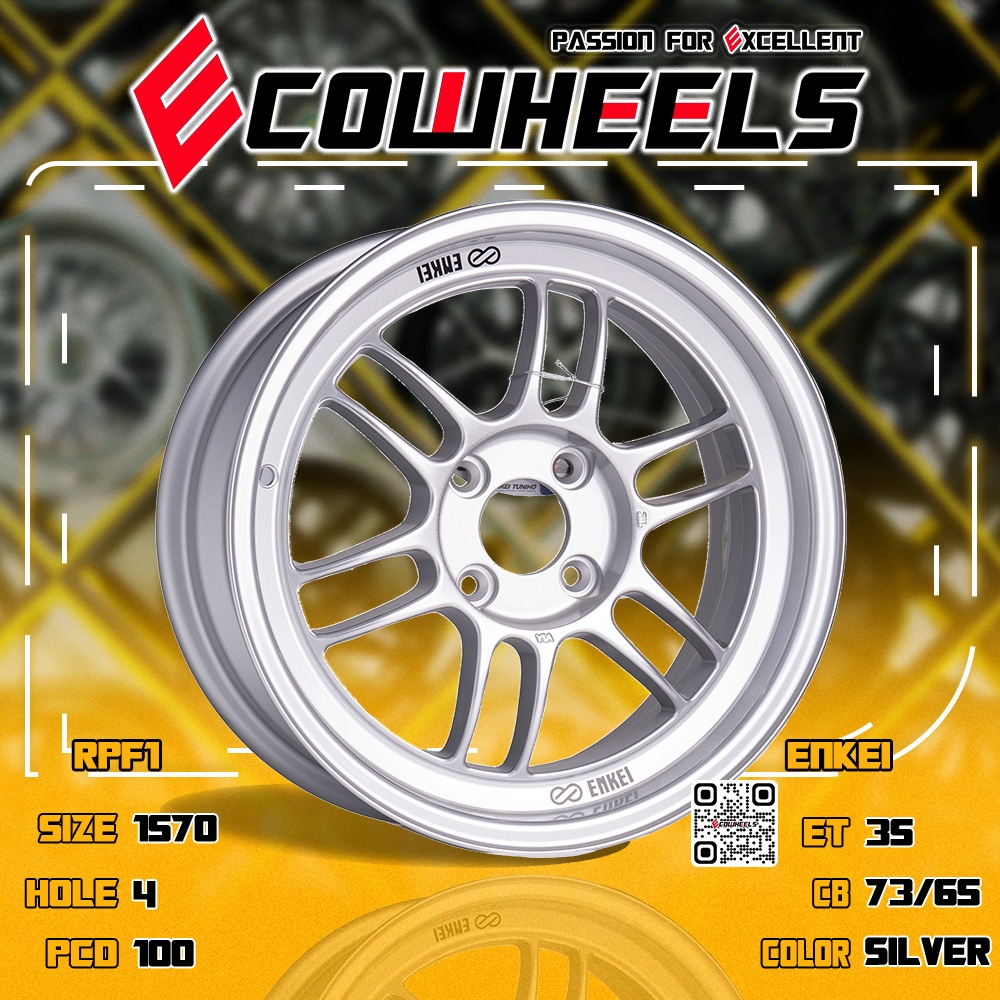 Original ENKEI Wheels | RPF1 15 Inch 4H100 | Shopee Malaysia