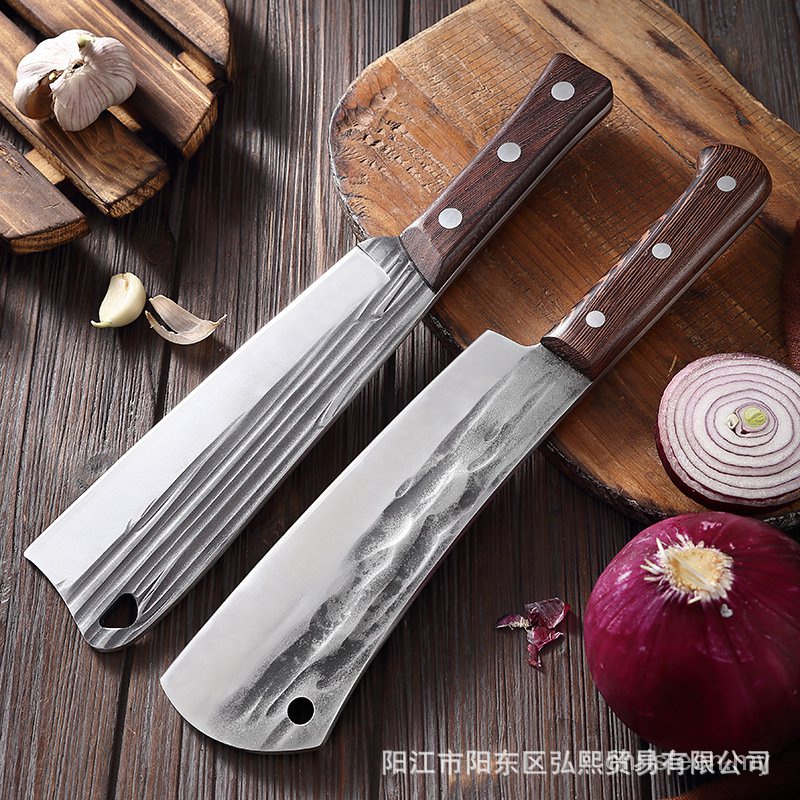 🎀Hand-Forged Wood Cutting Knife Cut down Trees, Open Land, Cut Bamboo ...