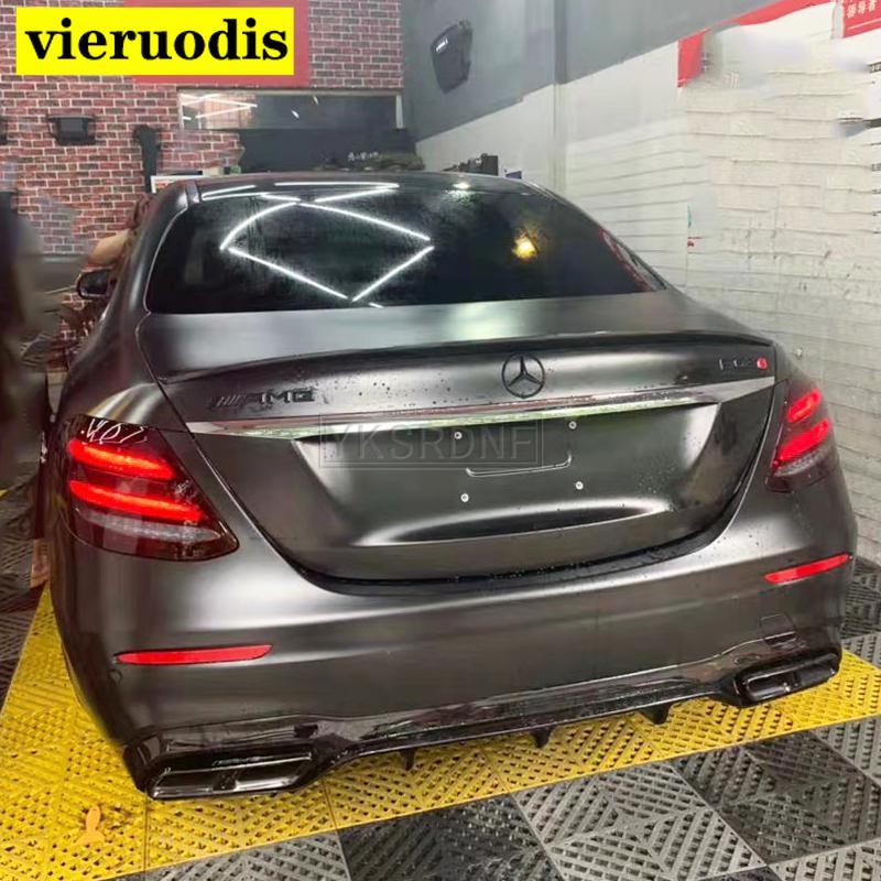 High Quality ABS Car Rear Wing Spoiler For Mercedes Benz W213 Spoiler 2016-2020 NEW E-class E200 ...