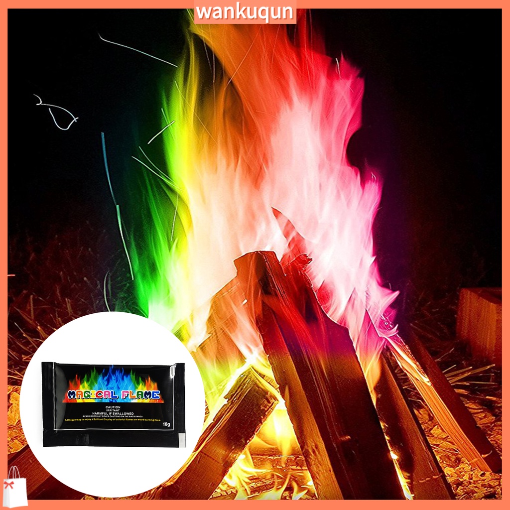 [wankuqun] Mini Flame Colorant Powder Fire Pits Campfire Flame Color ...