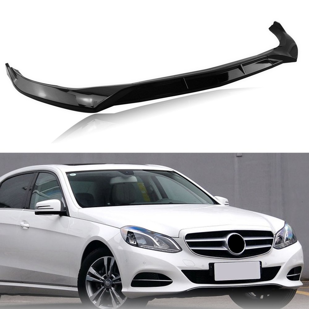 Front Bumper Spoiler Lip For Mercedes Benz W212 E Class 2013-2015 Sport ...