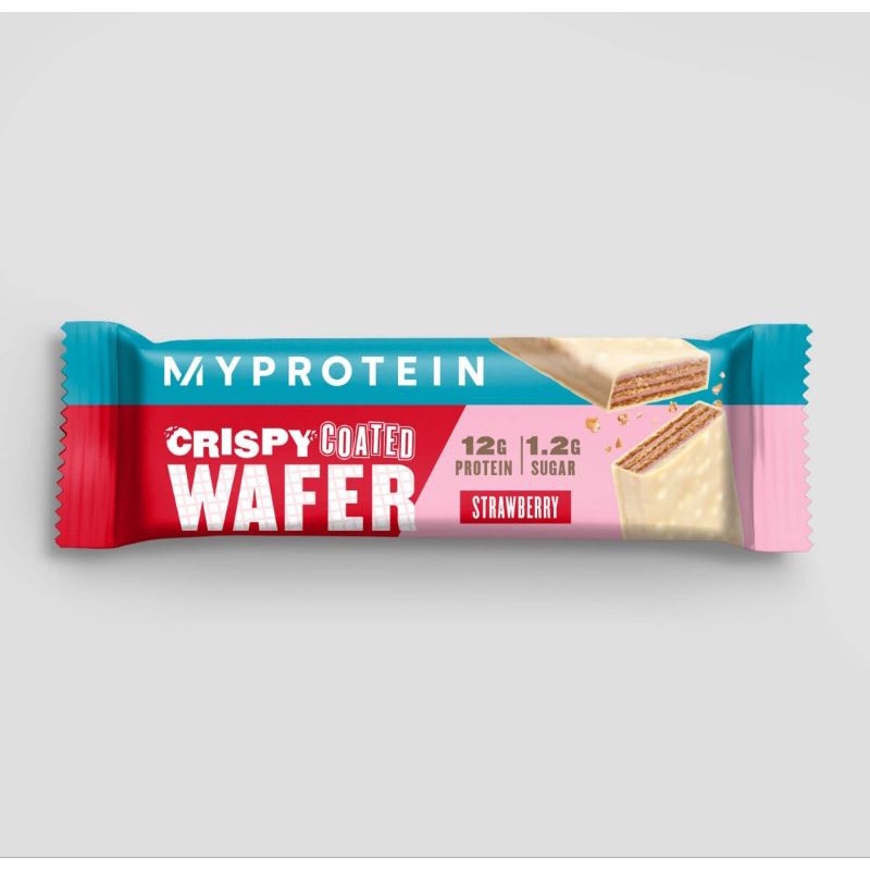 Myprotein protein bars / snack bars - Crispy Coated Wafer (Vanilla ...