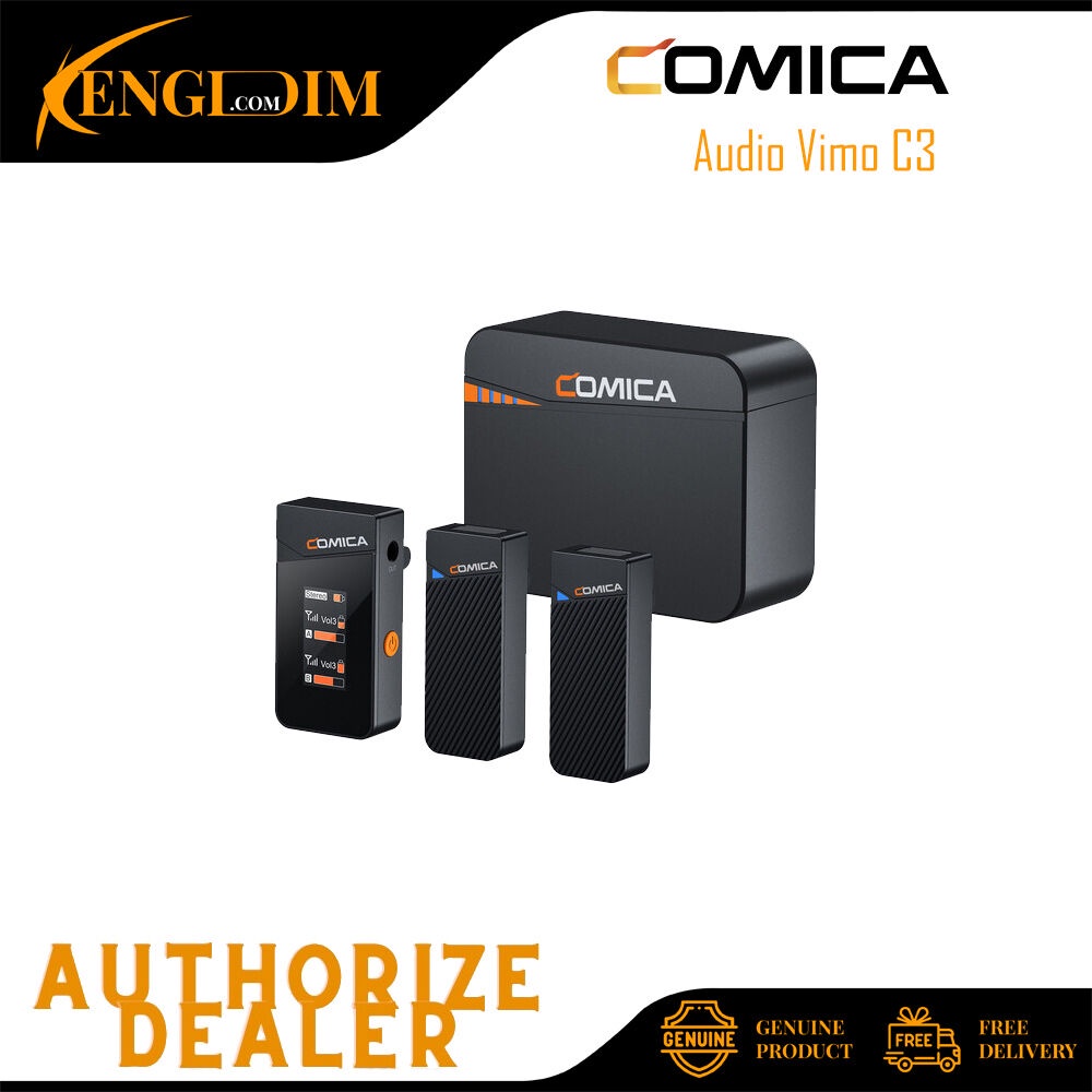 Comica Audio Vimo C3 Mini 2-Person Wireless Microphone System for ...