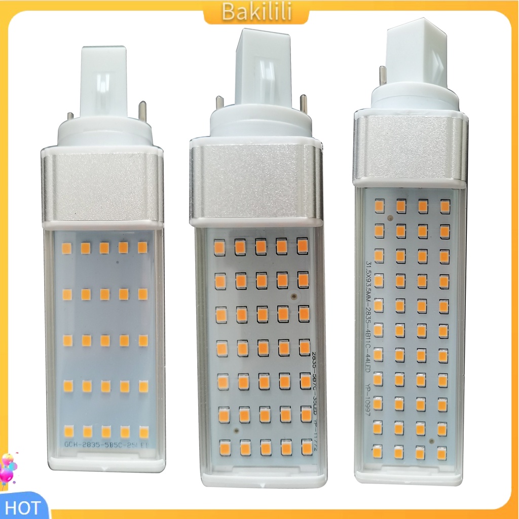 (Bakilili) 5/9/7W E27/G24/G23 2700/6500K 2835 Horizontal Plug Lamp LED ...