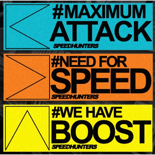Speedhunters Bumper Sticker Set 3 in 1 | Shopee Malaysia