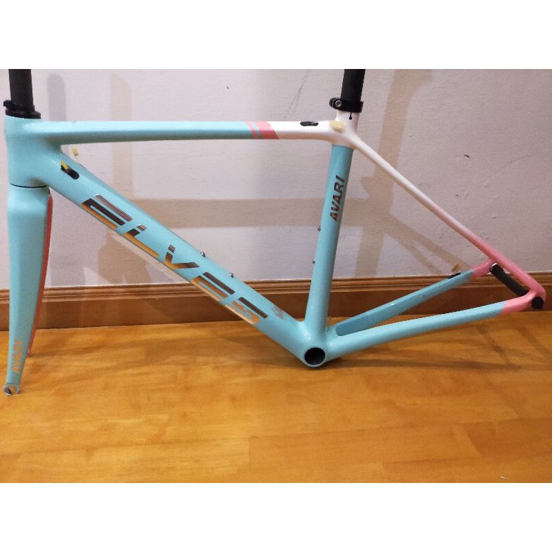 Elves Avari S size 45 Carbon Road Bike Frameset Bottom Tube got minor ...
