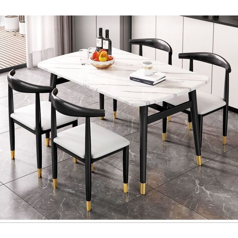 DINING TABLE SET 1+4 / SET MEJA MAKAN 1+4 | Shopee Malaysia