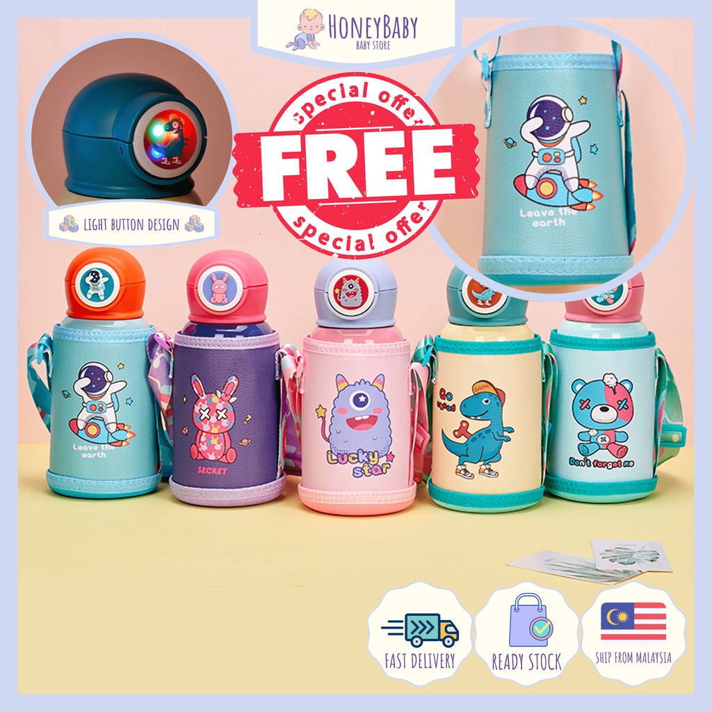 botol air budak HONEYBABY Bottle Thermos Bottle Kids Water Bottle Kids ...