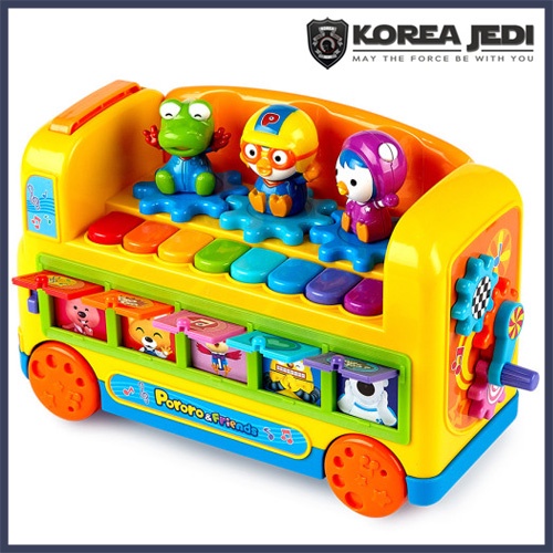 Pororo and Firends - Pororo Music Play Bus Vehicle Car Melody (Korean ...