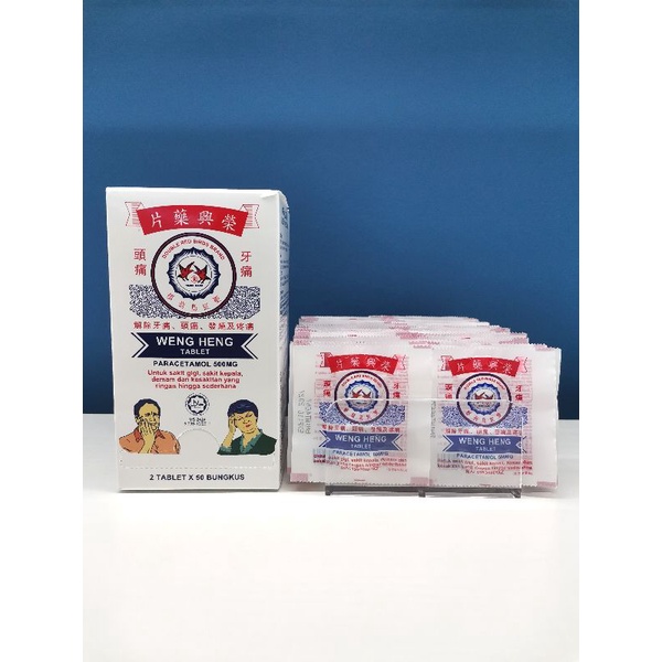 Weng Heng Tablet Paracetamol 500mg | Shopee Malaysia