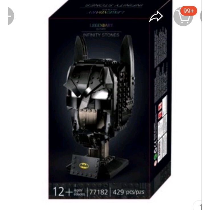 BATMAN COWL & IRONMAN HELMET BUILDING BLOCKS | Shopee Malaysia