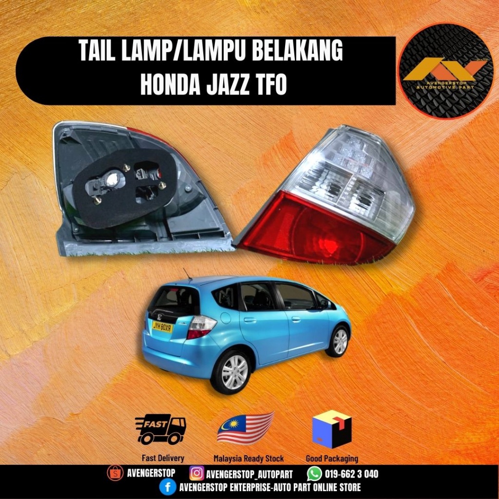 HONDA JAZZ TFO 2008 TAIL LAMP LAMPU BELAKANG 100% NEW LAMPU BEALKANG ...