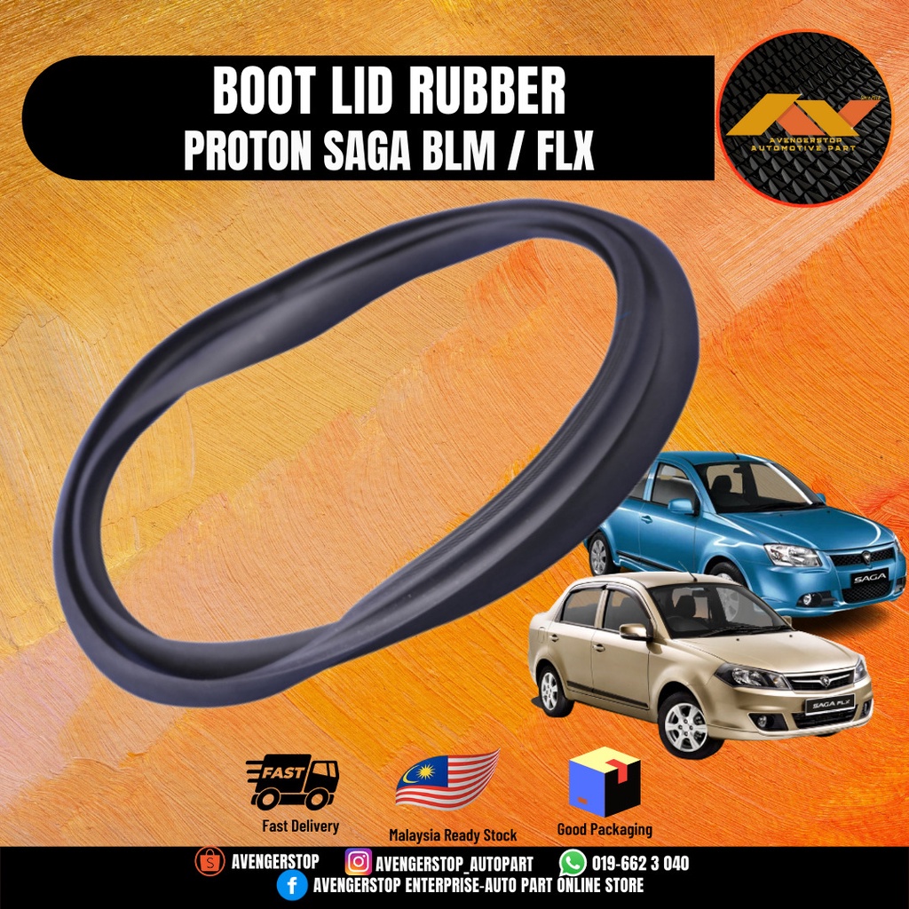 PROTON SAGA / BLM FLX / AEROBACK BOOT LID BONNET RUBBER GETAH BONET ...