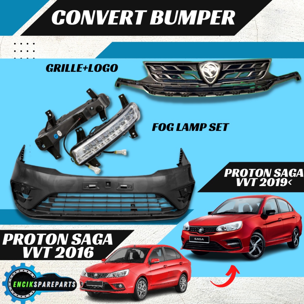 Bumper Proton Saga Vvt 2016 Convert To Saga Facelift 2020 Front Bumper ...